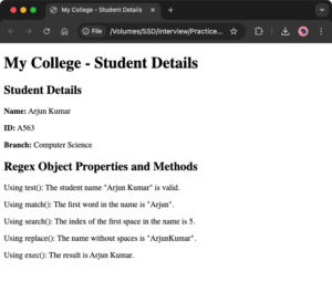7. JavaScript Pre-defined and User-defined Objects